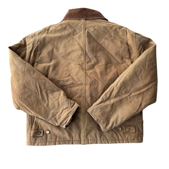 Carhartt | Jackets & Coats | Usa Made Carhartt J2 Brn Canvas Beige ...
